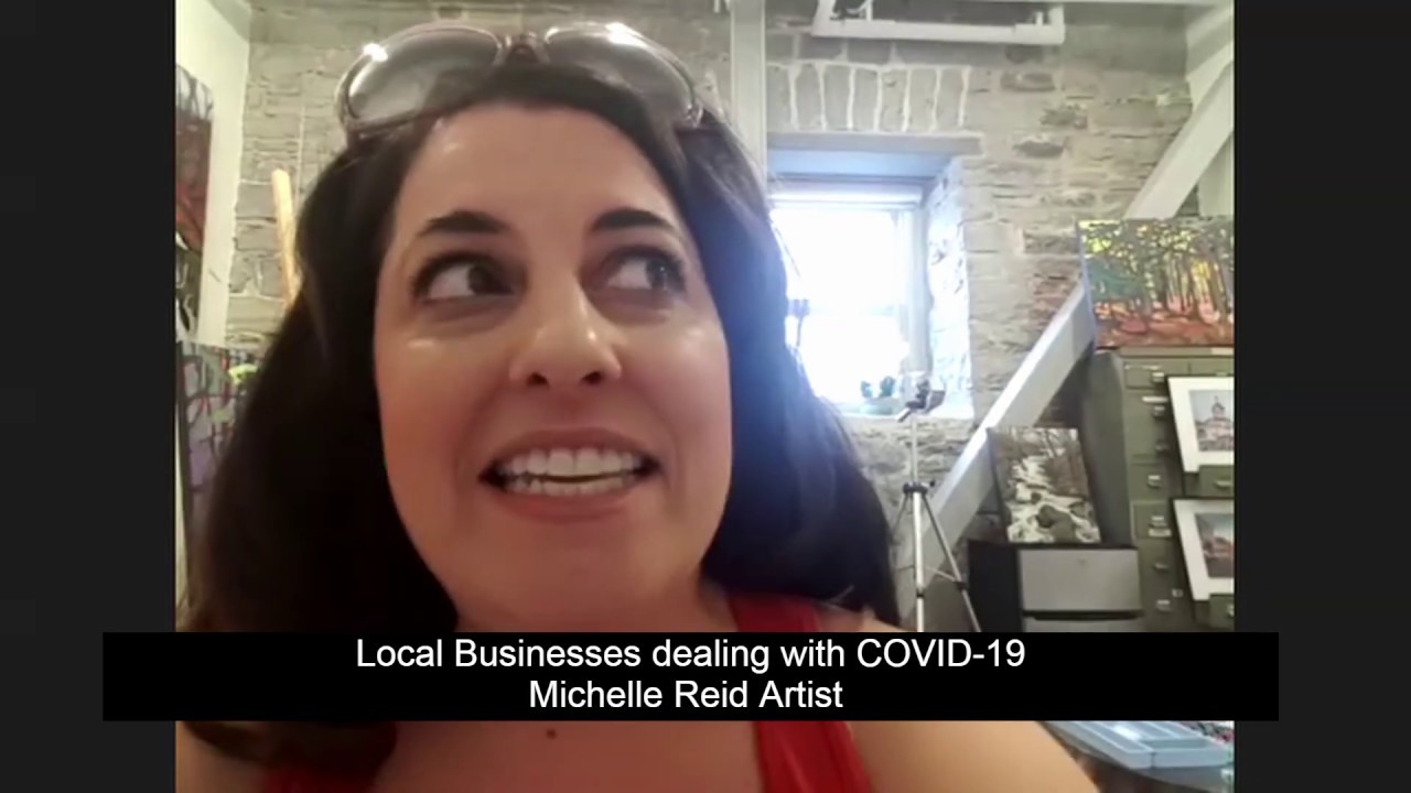 Kingston Artist Michelle Reid, Adjusting To COVID 19 Pandemic - YouTube