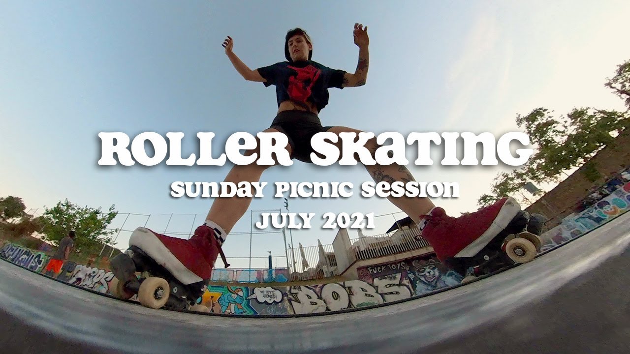 ROLLER SKATING SKATEPARK SESH- Sunday Picnic session - YouTube