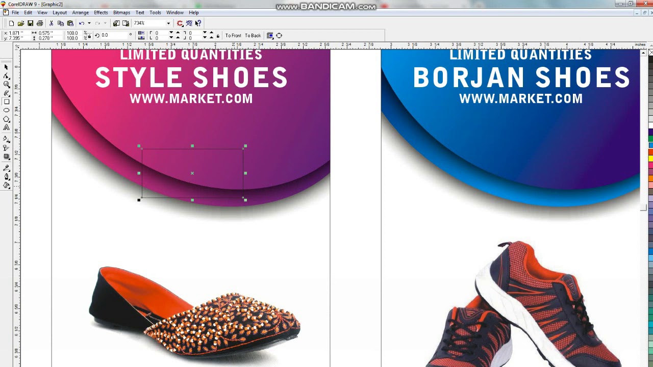 Stylo and Borjan shoes banners design Amazing tricks coreldraw tutorial ...