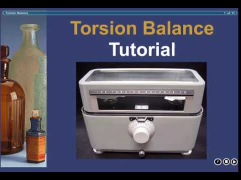 Tutorial - Torsion Balance - YouTube