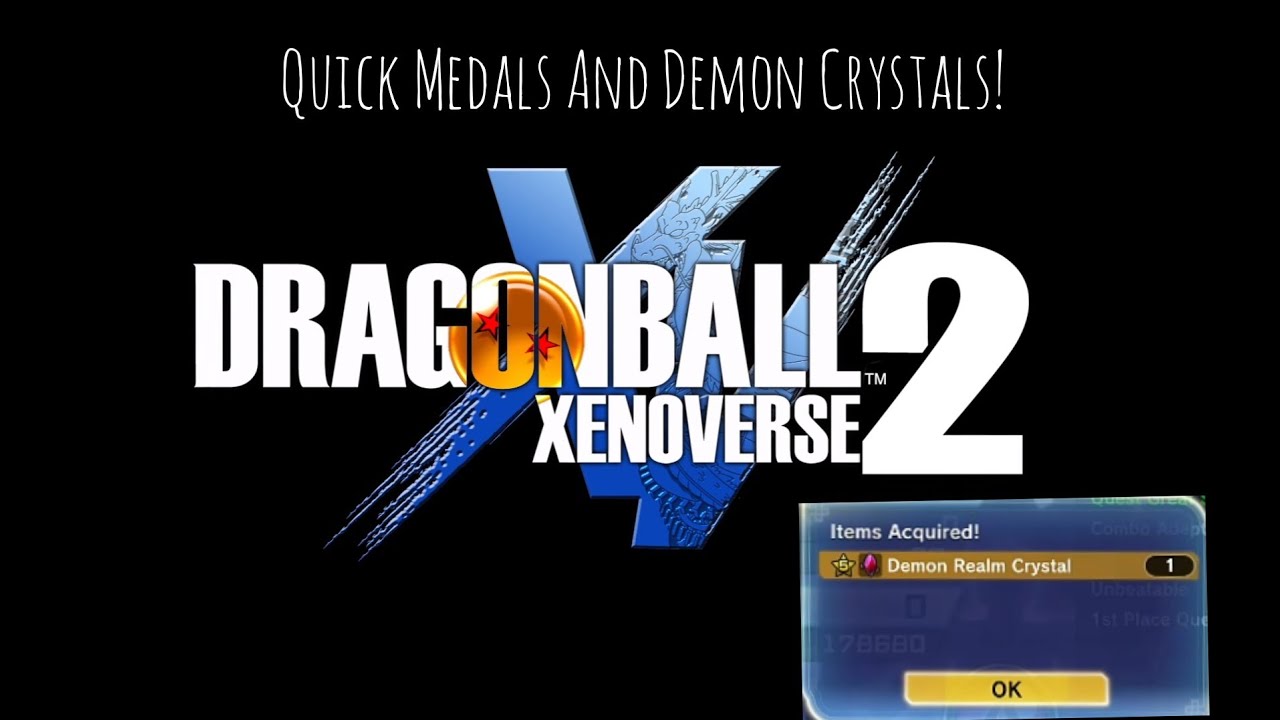 How To Get TP Medals And Demon Realm Crystals Fast On DBXV2 - YouTube