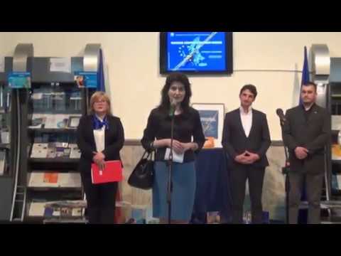 Expozitia BNRM .Discurs Daniela CUJBĂ, Sefa Directiei Integrare ...