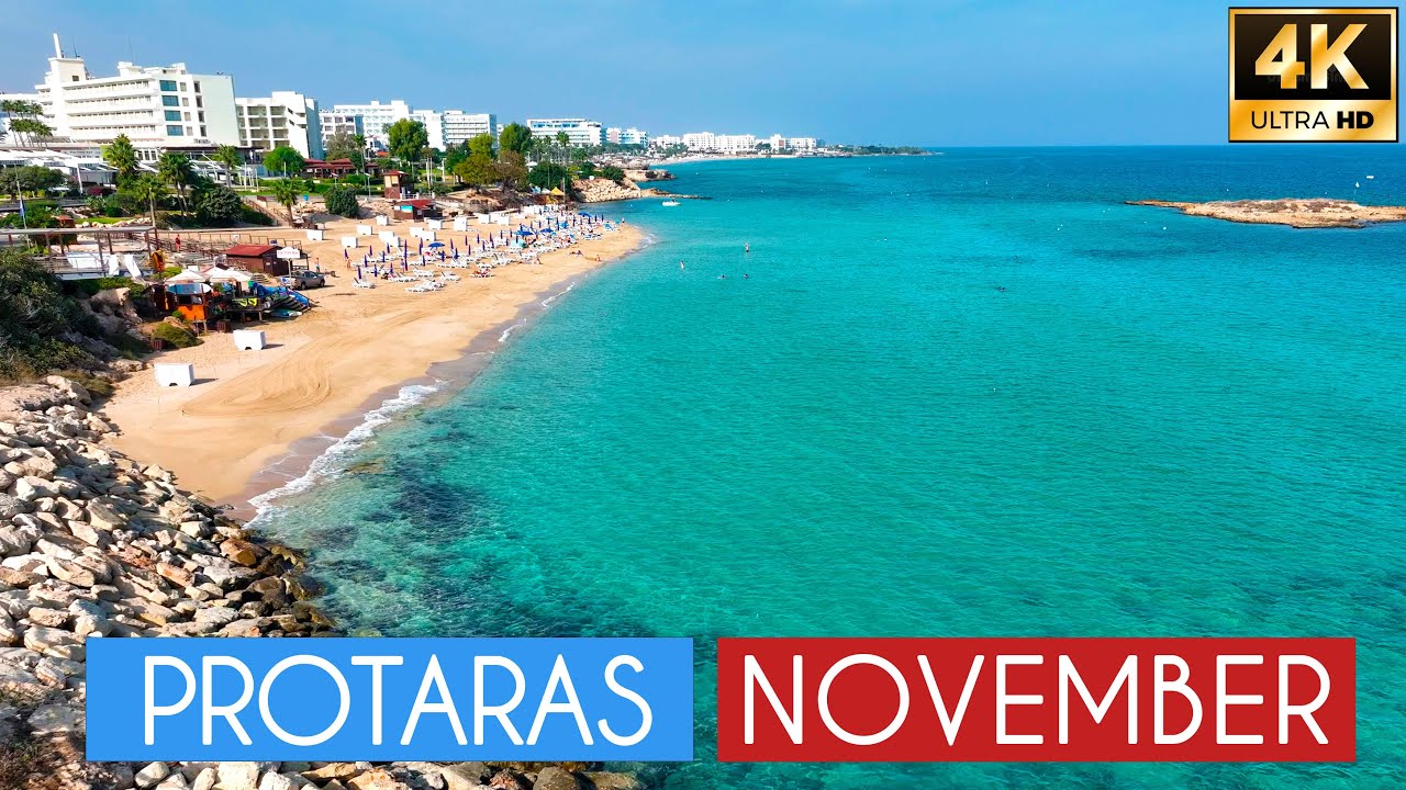 Protaras Beach: November Edition – Unwind on the Cyprus Coast - YouTube