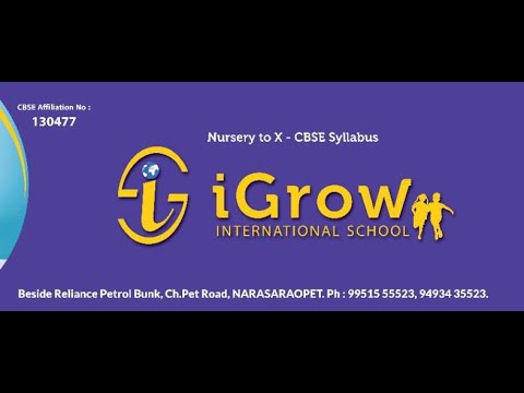 Igrow International school 6th Annual Day Celebrations - YouTube