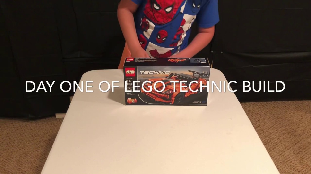 Day one of LEGO technic build - YouTube