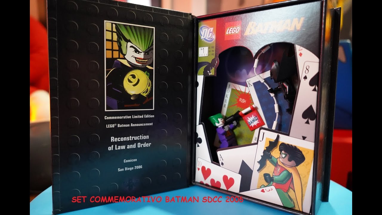 Set Esclusivo Lego COMMEMORATIVE BATMAN SDCC 2006 - YouTube