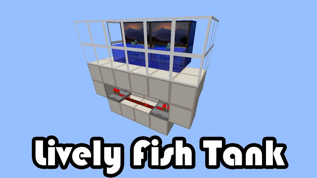 Flying Fish Tank [1.8 Living Fish Tank] - YouTube