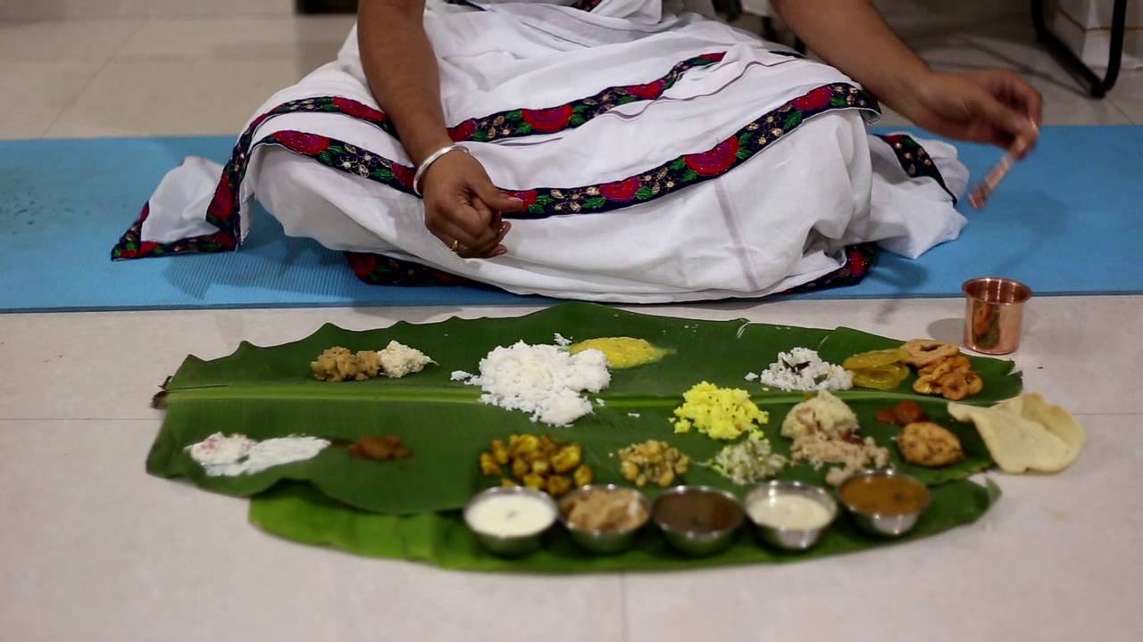 Bhojanam Vidhi (after Upanayanam samskara only) - YouTube