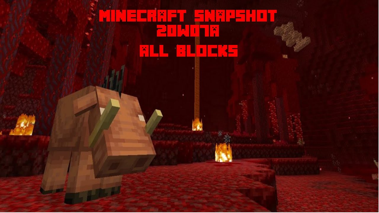 All New Blocks in Minecraft 1.16 - YouTube