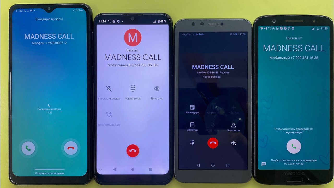 Incoming Call Samsung Galaxy A02 Vs Motorola Moto 1S/ Outgoing Call ZTE ...