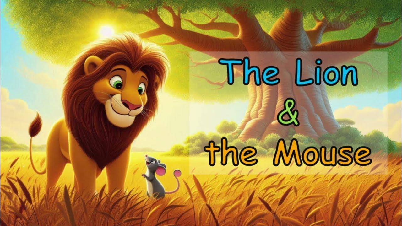 The Lion and the Mouse Story for Kids | Lion and Mouse Moral Story in English with Subtitle ...