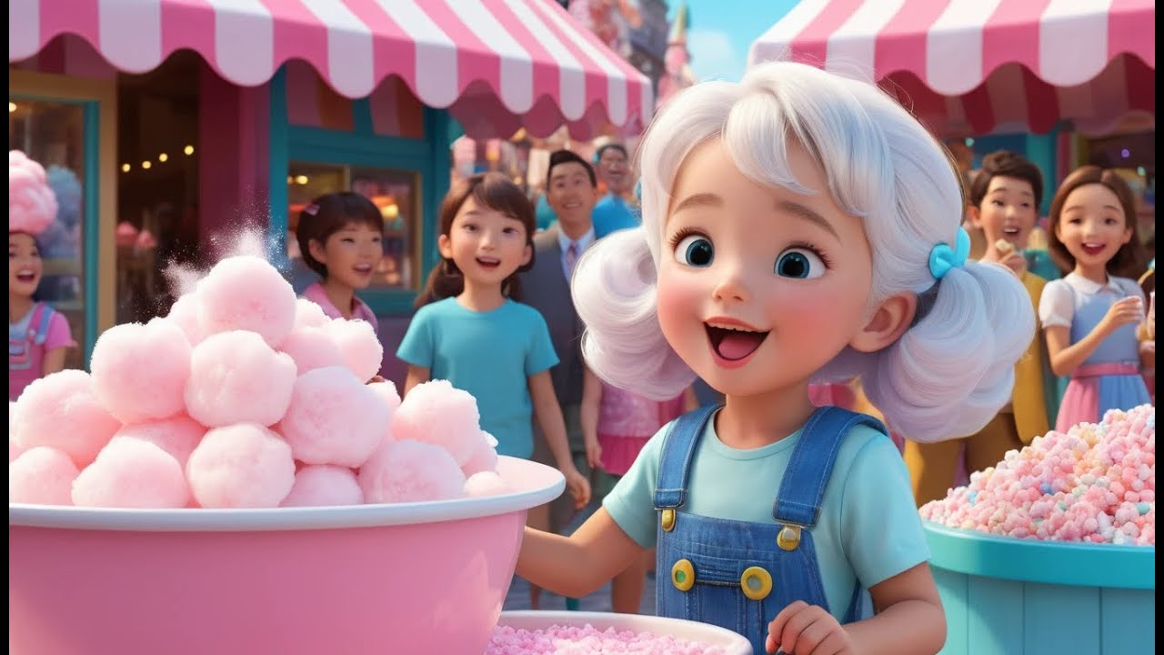 Cotton Candy, Sweet and Light Delight | Fun Candy Song for Kids | Sweet ...