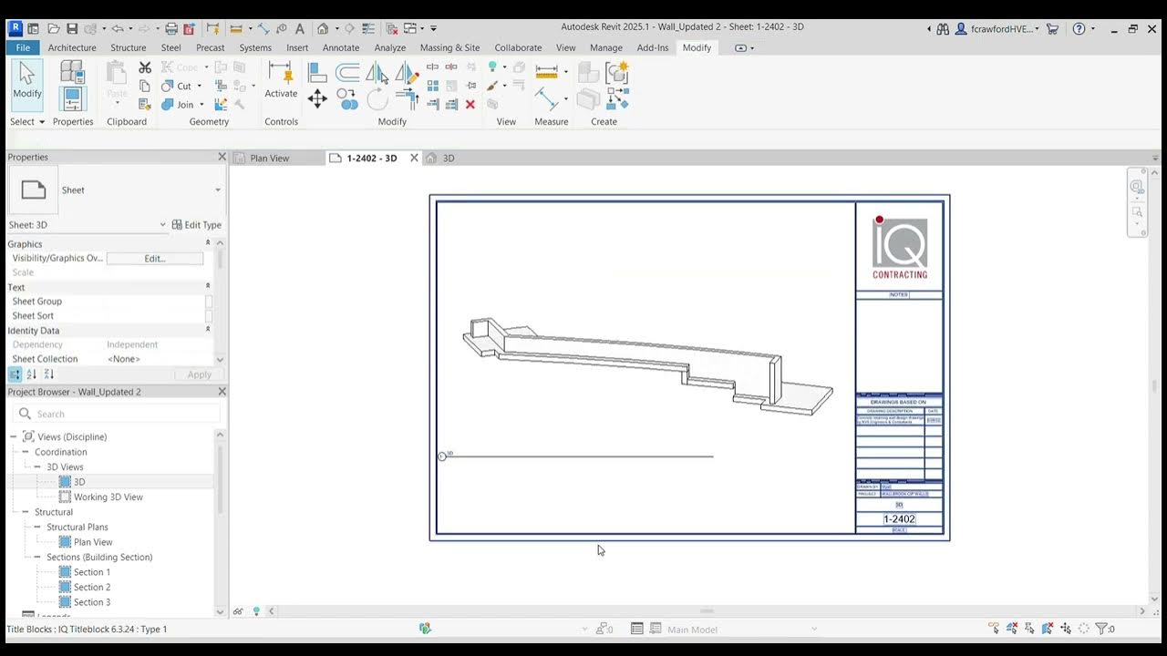 Revit - How to duplicate a 3D view, lock it, assign it to a sheet, and ...