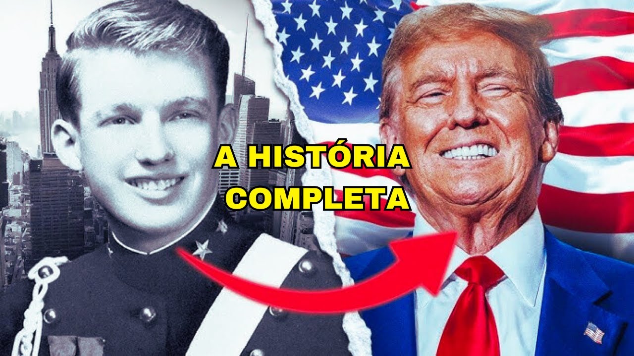 A história de vida de Donald Trump o atual presidente dos Estados ...