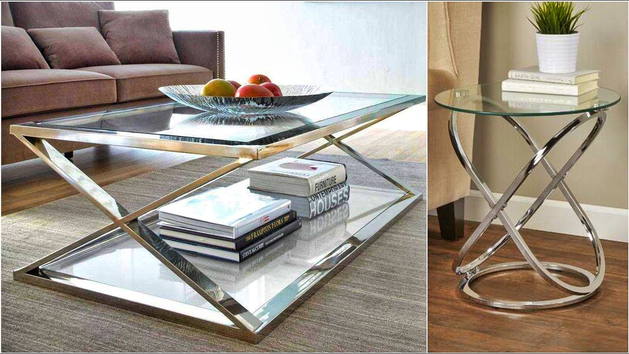 2021 Amazing Stainless Steel Coffee Table Design | Metal furniture ...