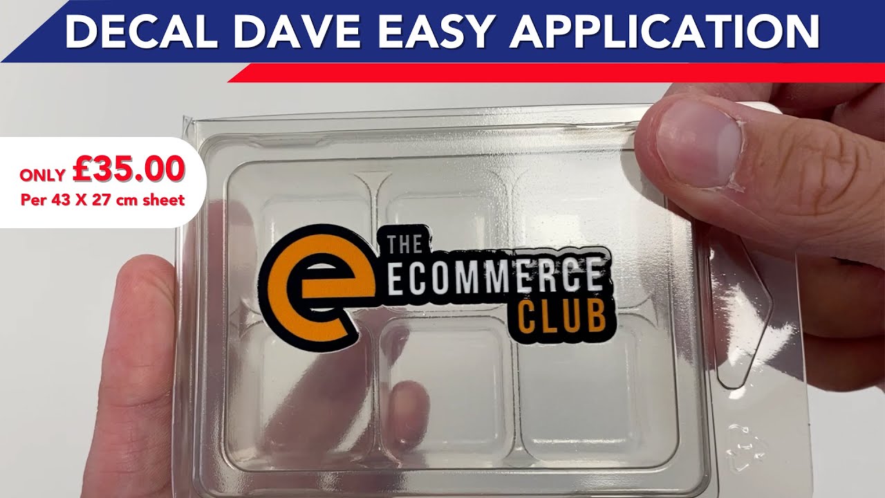 DECAL DAVE EASY APPLICATION - YouTube