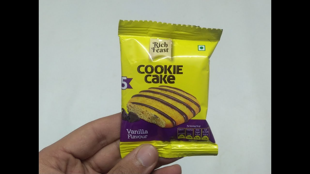 Rich Feast Cookie Cake Vanilla Flavour - YouTube