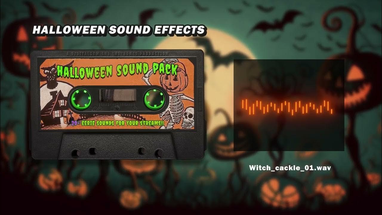 Halloween stream sound alerts - Spooky sound effect pack - YouTube