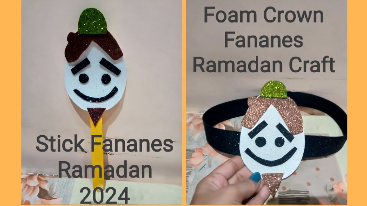 تحدى عمل فنانيس رمضان بطريقتين من الفوم في خمس دقائق Challenge How To ...