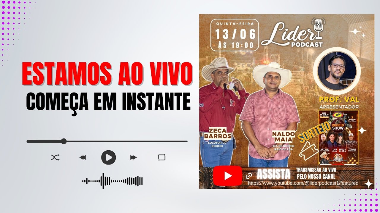 NALDO MAIA E ZECA BARROS - RODEIO SHOW #liderpodcast1 - YouTube