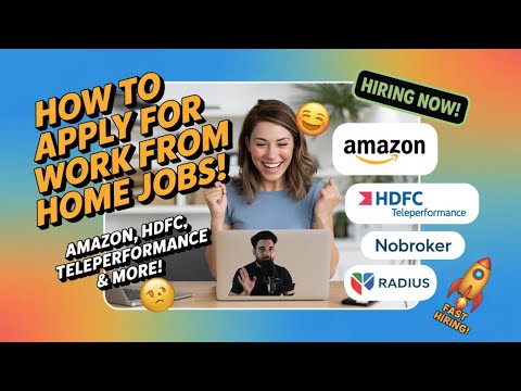 How to Apply For Work From Home Jobs || Best & Genuine Portal or Sites ...