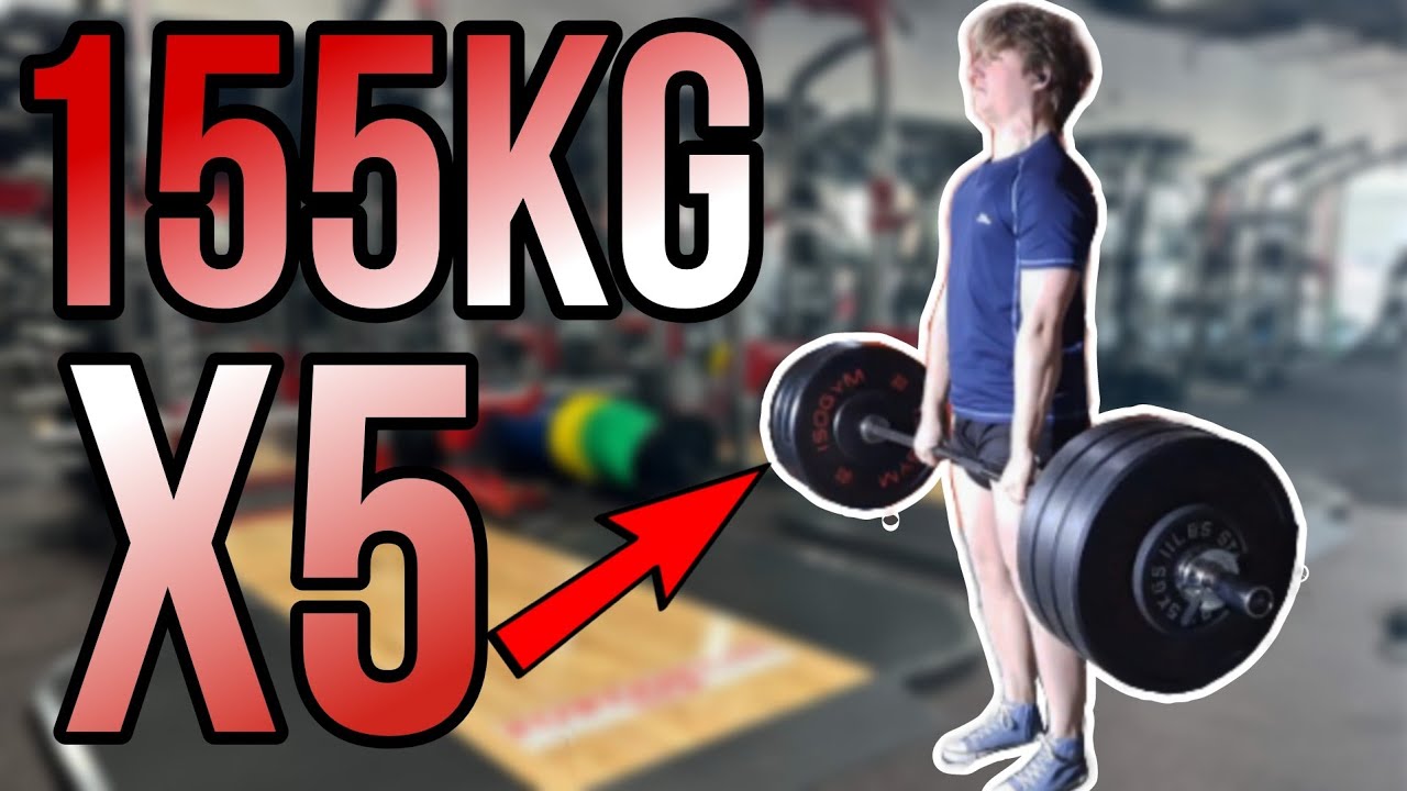 155kg Deadlift X 5 - Bulk Day 29 (Stay Weak) - YouTube