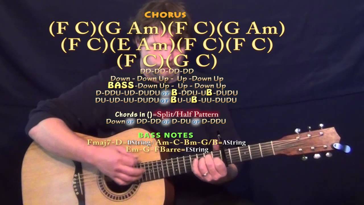 If I Could Fly (One Direction) Guitar Lesson Chord Chart - Capo 5th ...
