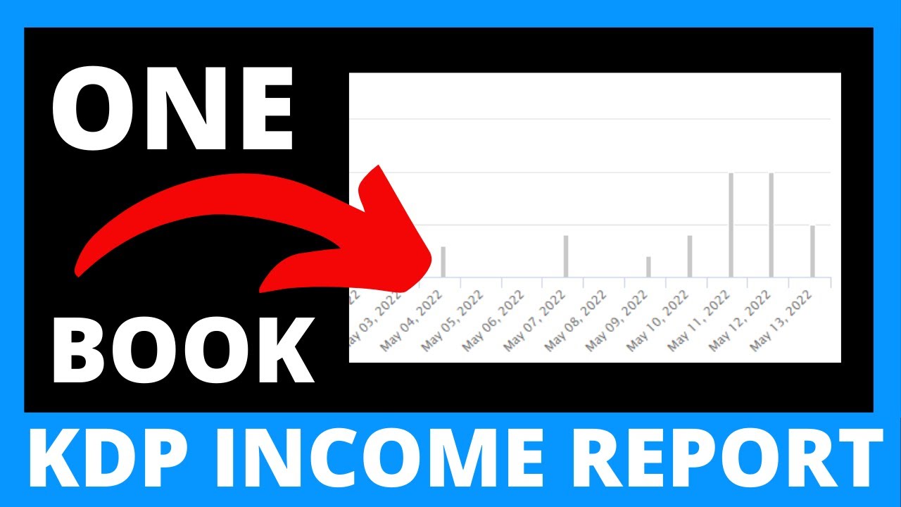 KDP Income Report May 2022 - Just ONE Book - YouTube
