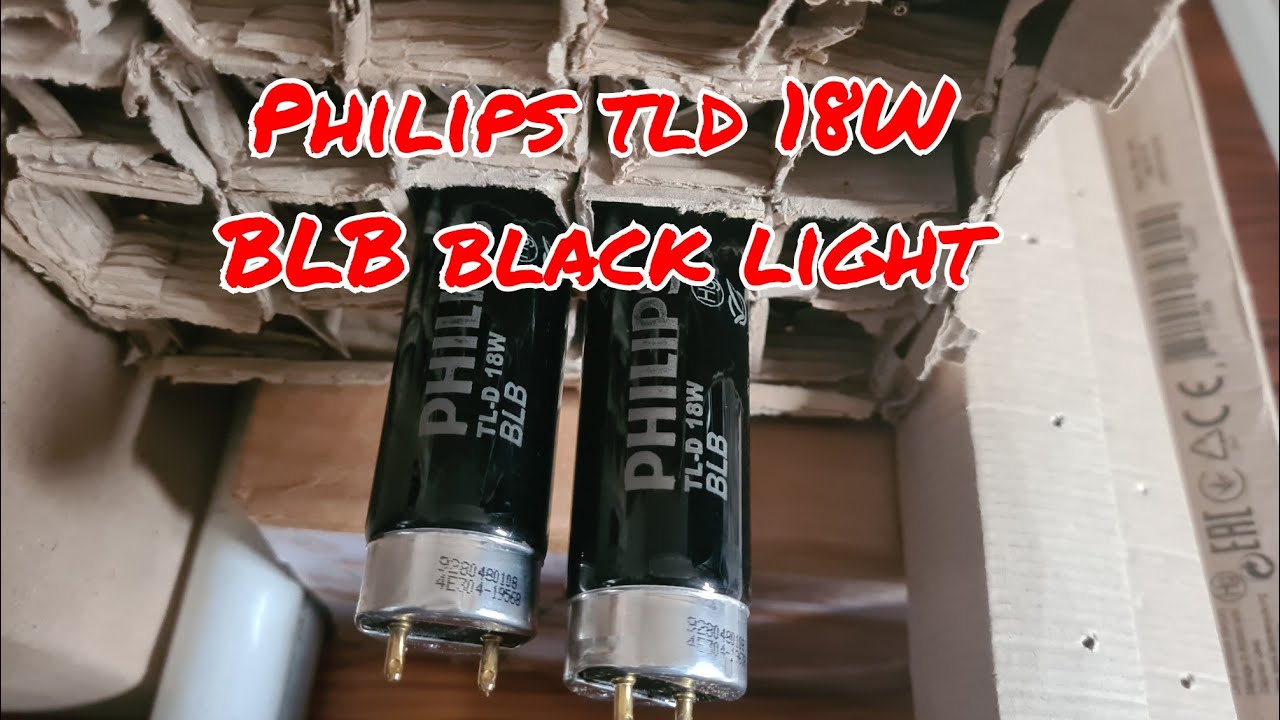 Philips TLD 18W/BLB black light neuf - YouTube