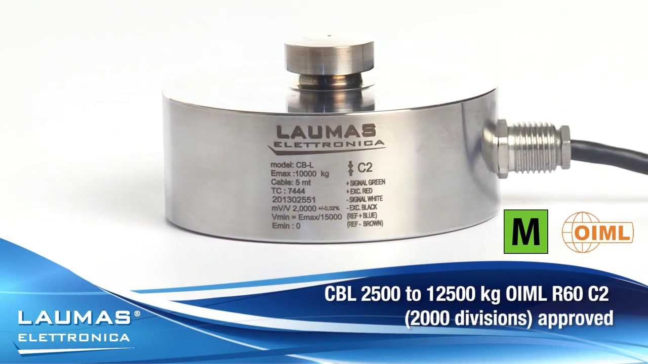 CBL- compression load cells - low profile - LAUMAS - YouTube