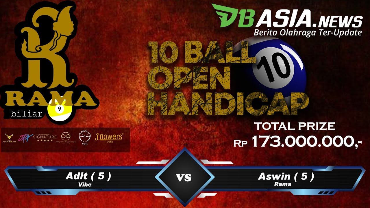 ADIT VIBE ( 5 ) vs ASWIN Rama ( 5 ) . Rama Open Handicap Yogyakarta ...