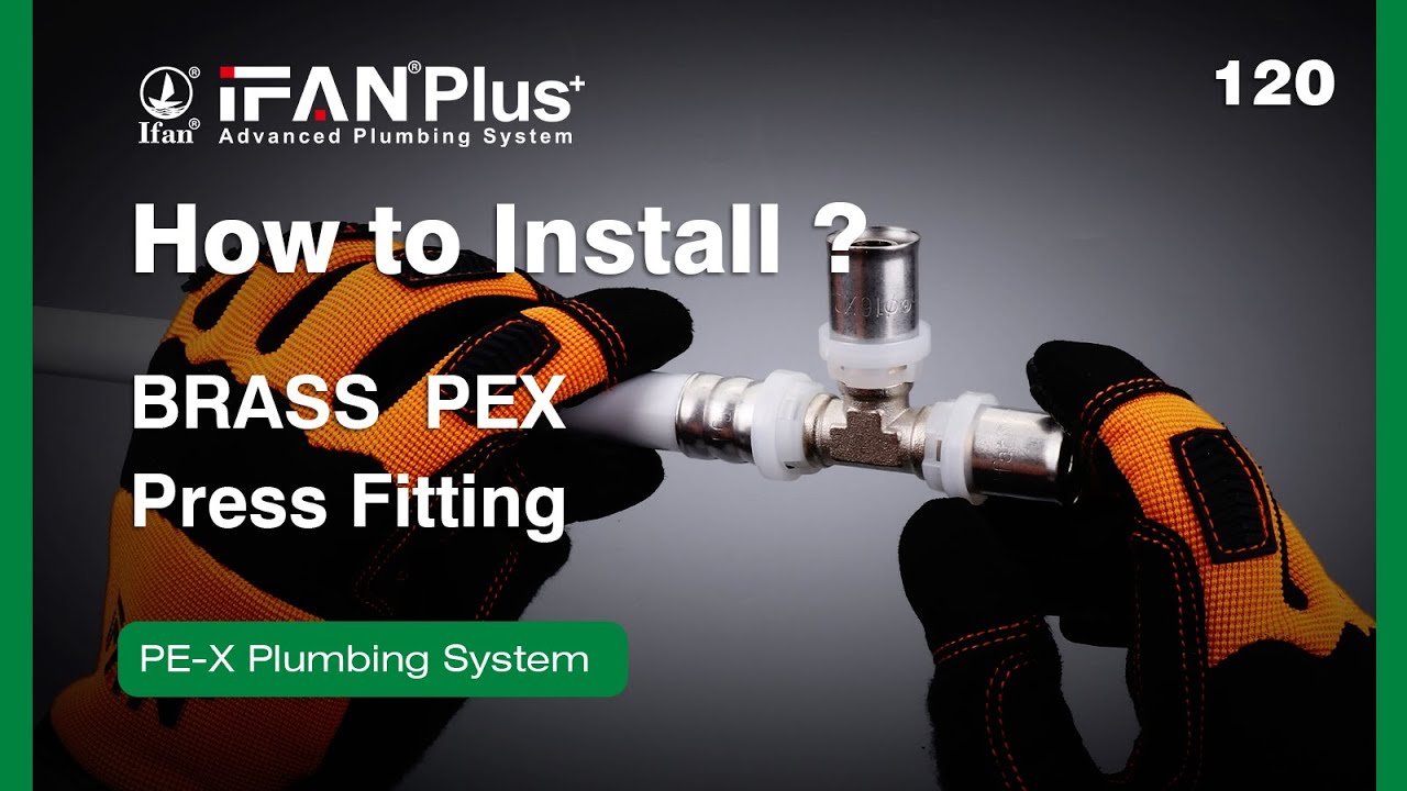How to Install BRASS PEX Press Fitting（120）? - YouTube