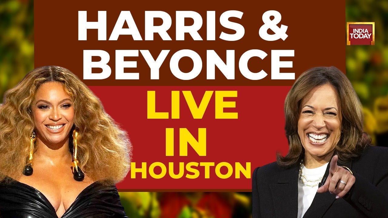 Kamala Harris LIVE: Kamala Harris-Beyonce Rally In Houston Texas ...