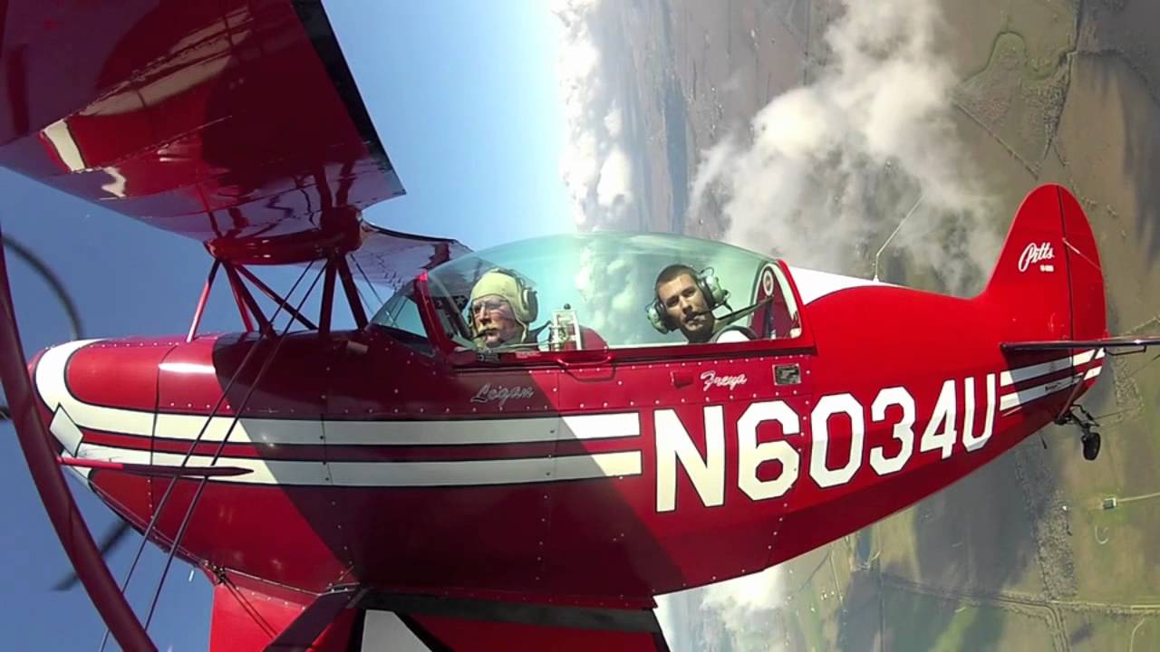 Pitts S2B Aerobatics GoPro (With Mr. Bruce Bohannon) - YouTube