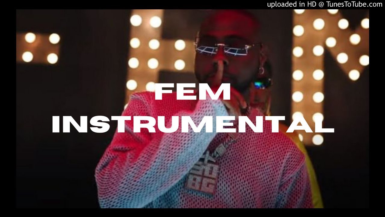 Davido - FEM (Instrumental) - YouTube