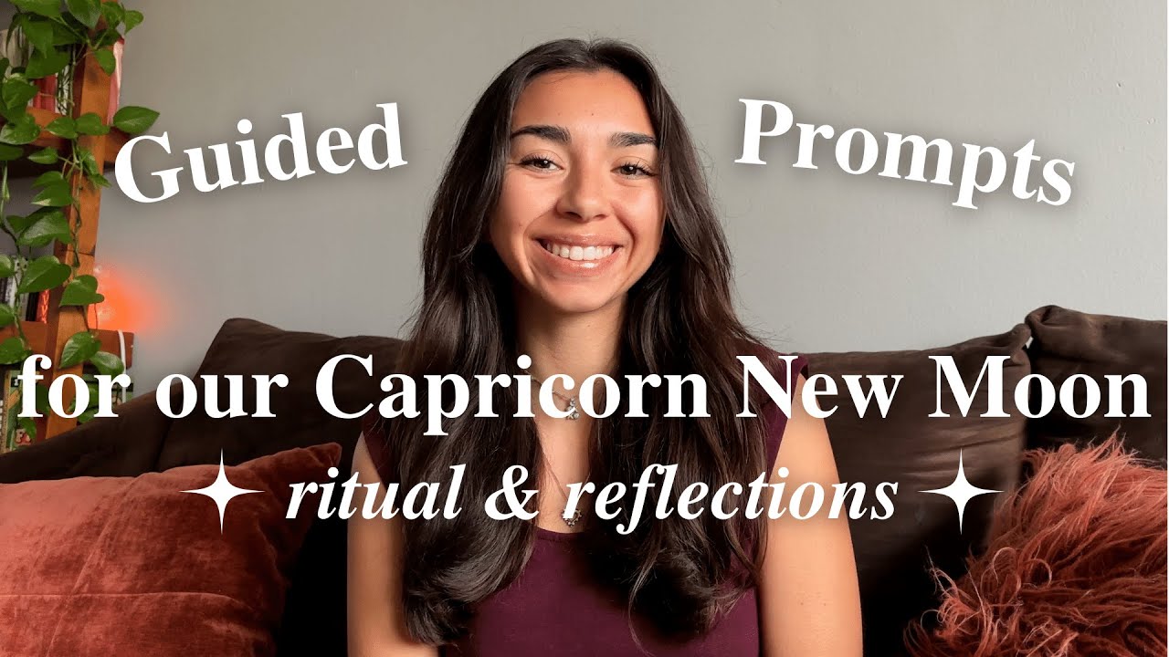 Capricorn New Moon Guided Journaling Prompts 🌻 January 11 with Jocelyn ...