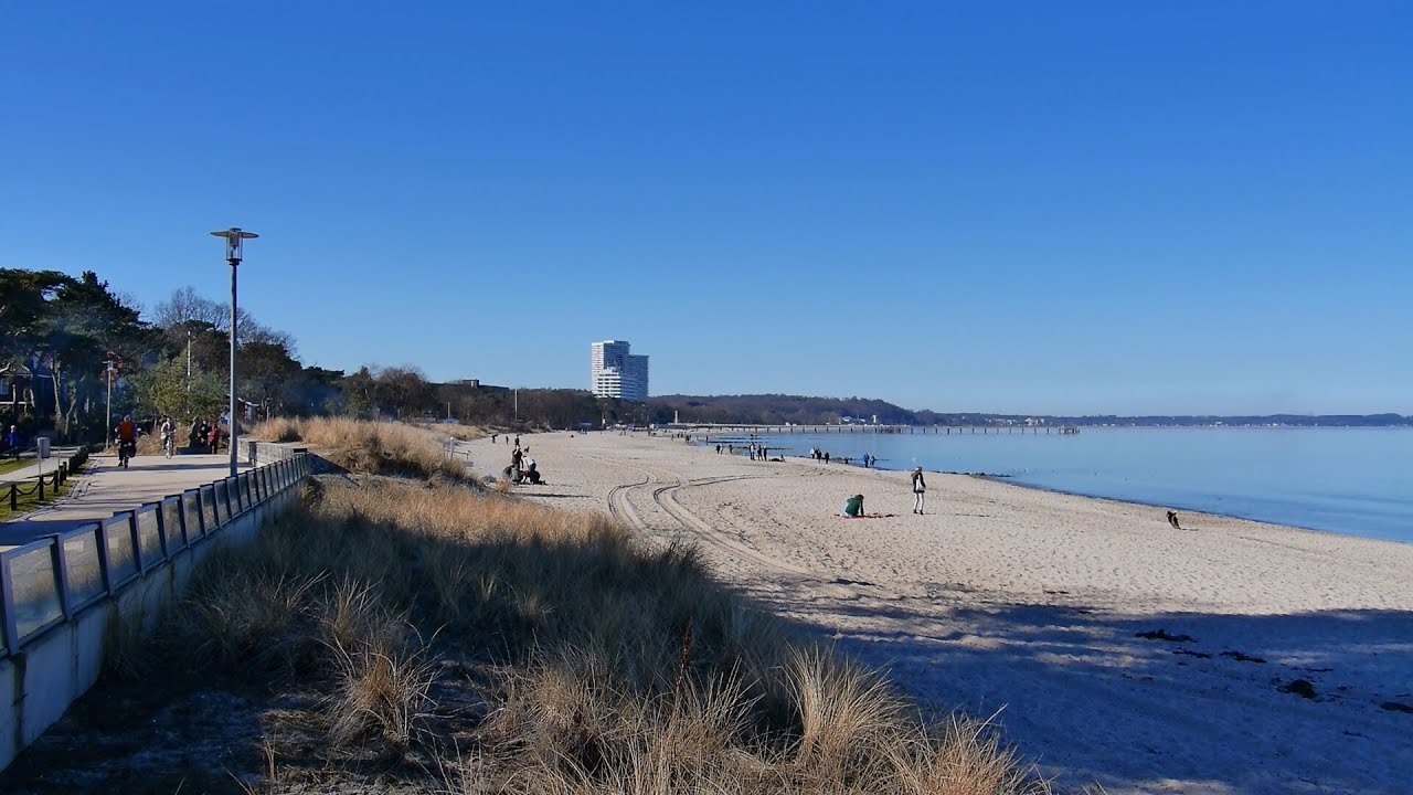 Timmendorfer Strand, Promenade, Strand, Ostsee - Full HD (1080p ...