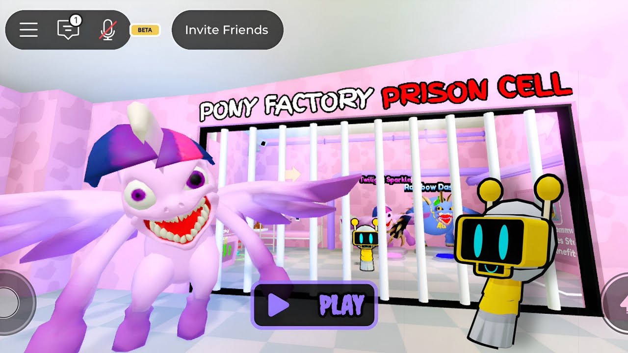 PONY FACTORY BARRY'S PRISON RUN! (OBBY!) -🤖 FUN BOT ESCAPING FROM EXE ...