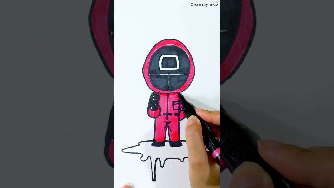 Pink Soldier drawing #shorts - YouTube