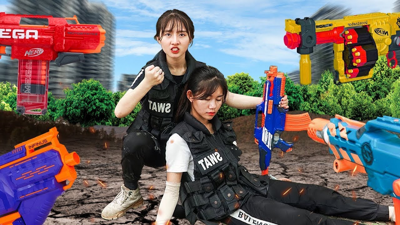 Xgirl Nerf Films:Episodes SEAL X Girl Girl Nerf Guns Criminal Groups Rocket Cherry's Intruder ...