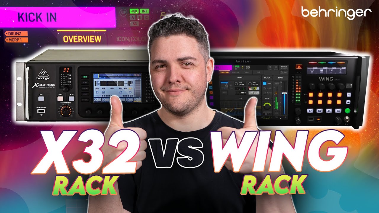 Behringer X32 RACK vs WING RACK - EVERYTHING you need to know ...