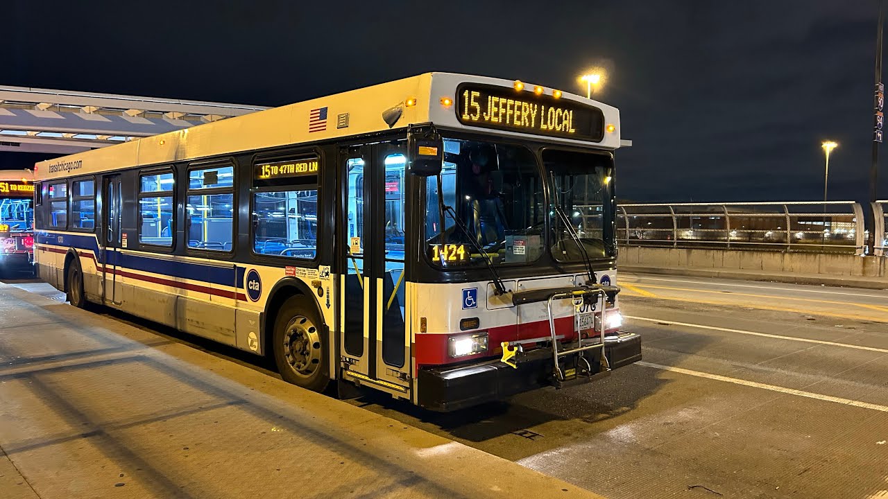 CTA Bus Ride 15 Jeffrey Local From 47th/Red Line To Cottage Grove CTA ...