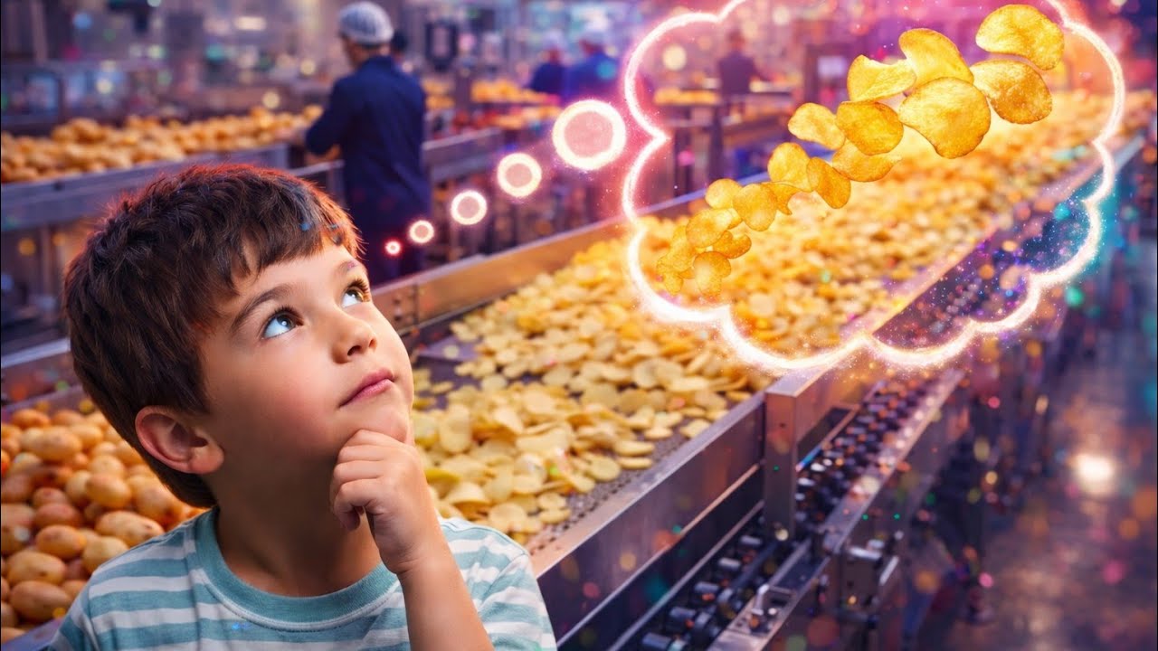 Inside a Pringles Production Line: From Raw Potatoes to Stacked Potato ...