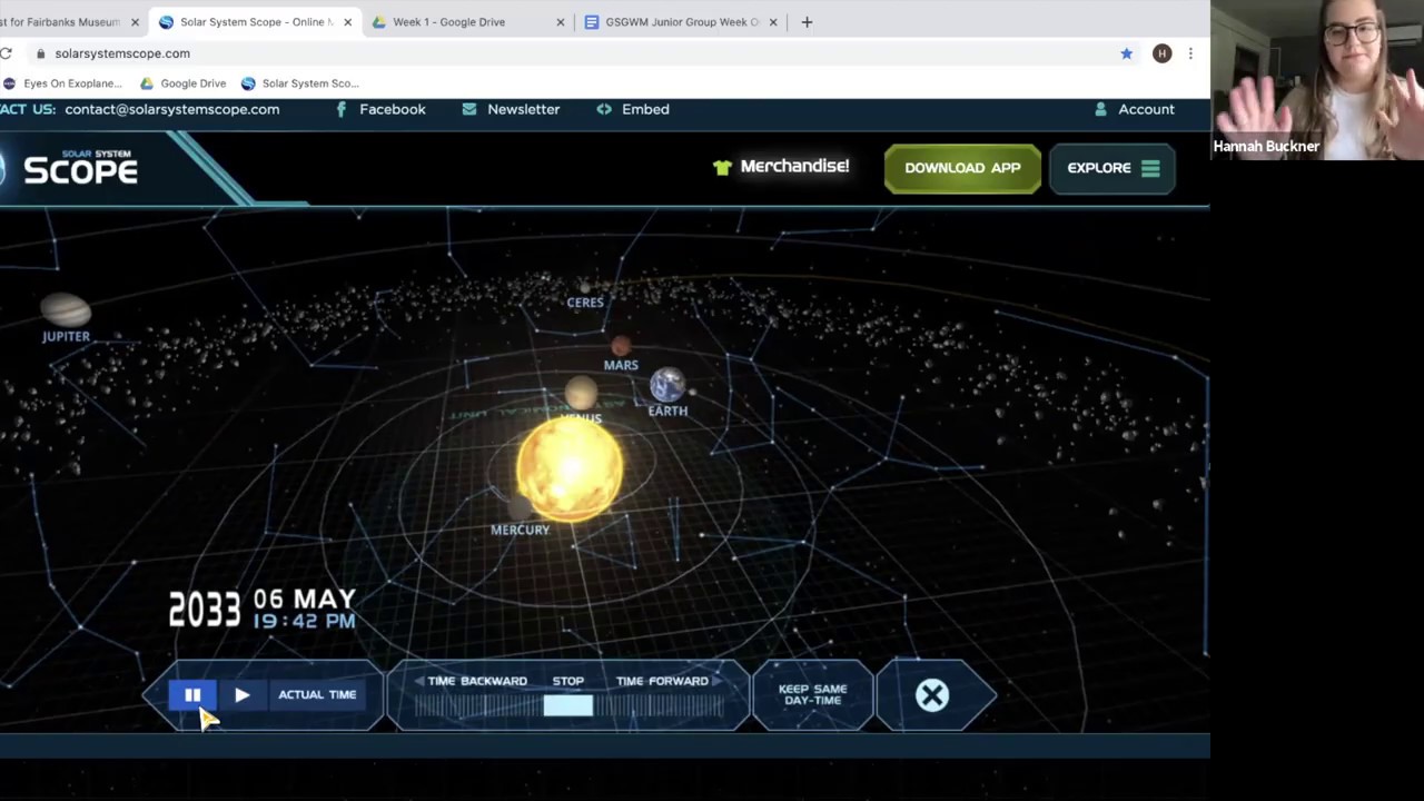 "Space Science Investigator Badge For Juniors" with Hannah Buckner ...