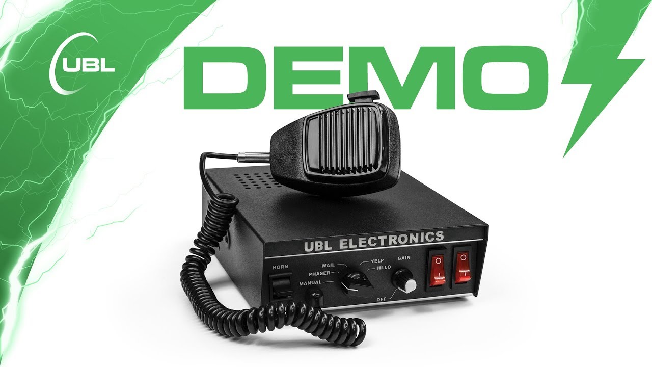 UBL 100W Rotary Siren First Look - YouTube