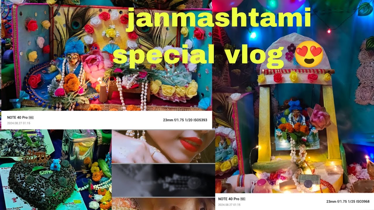 My first yt vlog 📷😍# janmashtami special vlog#vlog #radhekrsna#priyamehta - YouTube