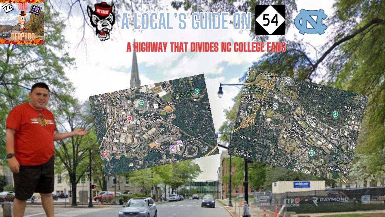 A Local's Guide to NC 54: A Highway that divides NC College Fans - YouTube