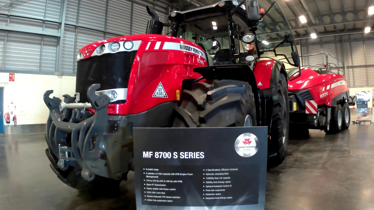 2018 Massey Ferguson 8740 Dyna VT 8.4 Litre 6-Cyl Diesel Tractor (400HP ...