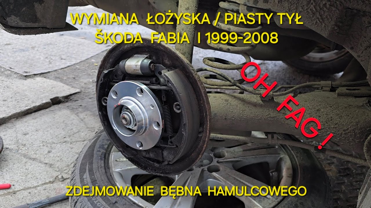 #Wymiana #Łożyska Piasty Škoda #Fabia I 1999-2008 Skoda VW i inne ...