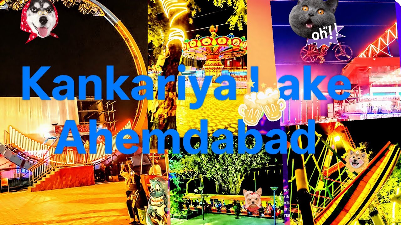 Cleanest park and Lake in ahemdabad , kankariya Lake,ride,food,dance ...
